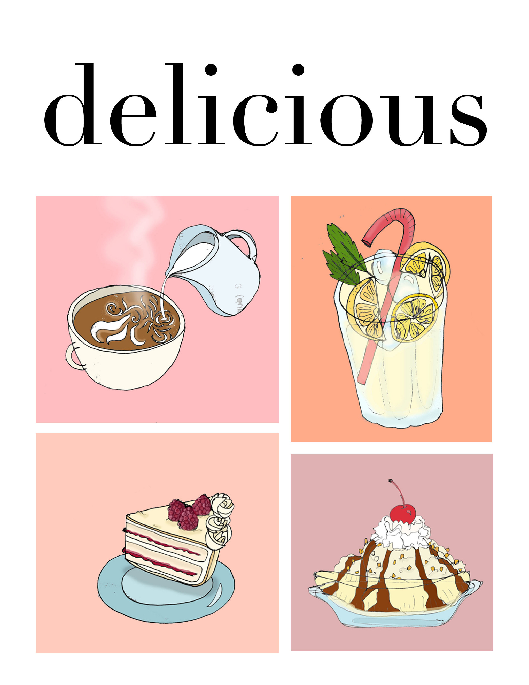 Illustration | Food Sketches - christine chen