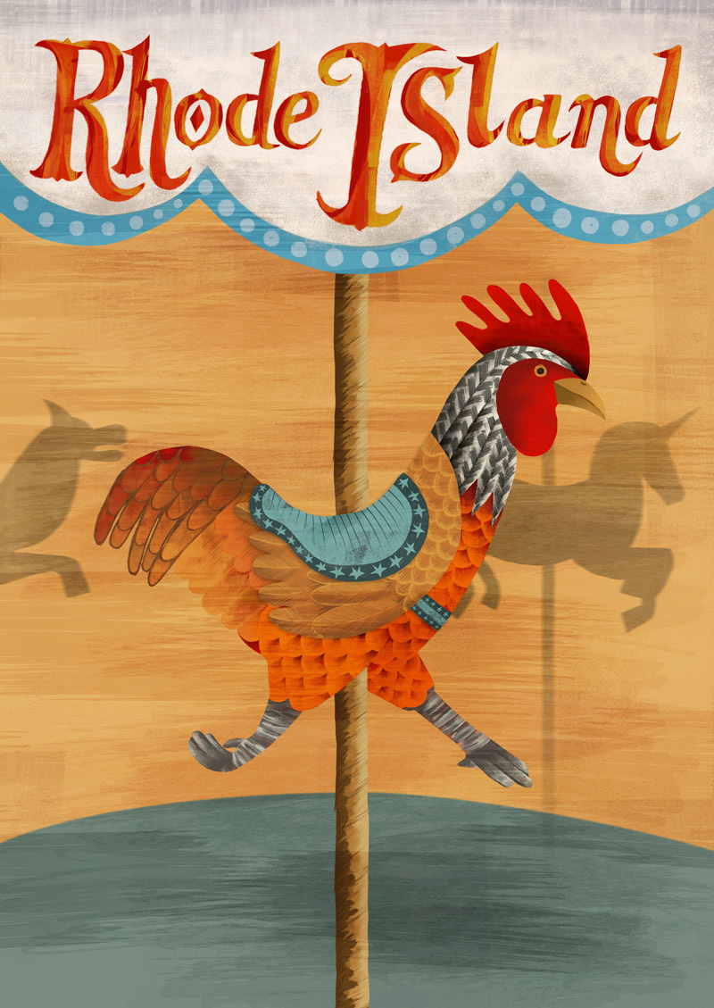 Illustrated State Symbols - Santiago Uceda illustration, motion ...