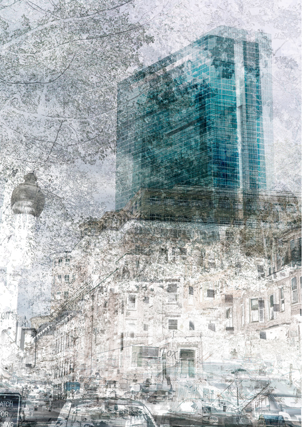 Architectural Collage - ether ship
