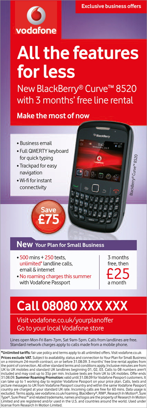 Vodafone - Alyce Biggs Design