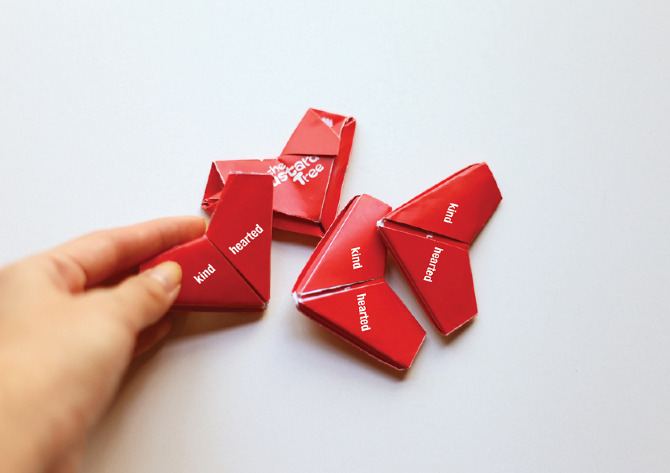 Kind Hearted (origami leaflet) - imadenothingtoday