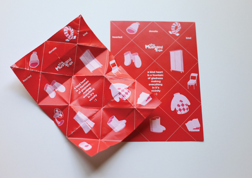 Kind Hearted (origami leaflet) - imadenothingtoday