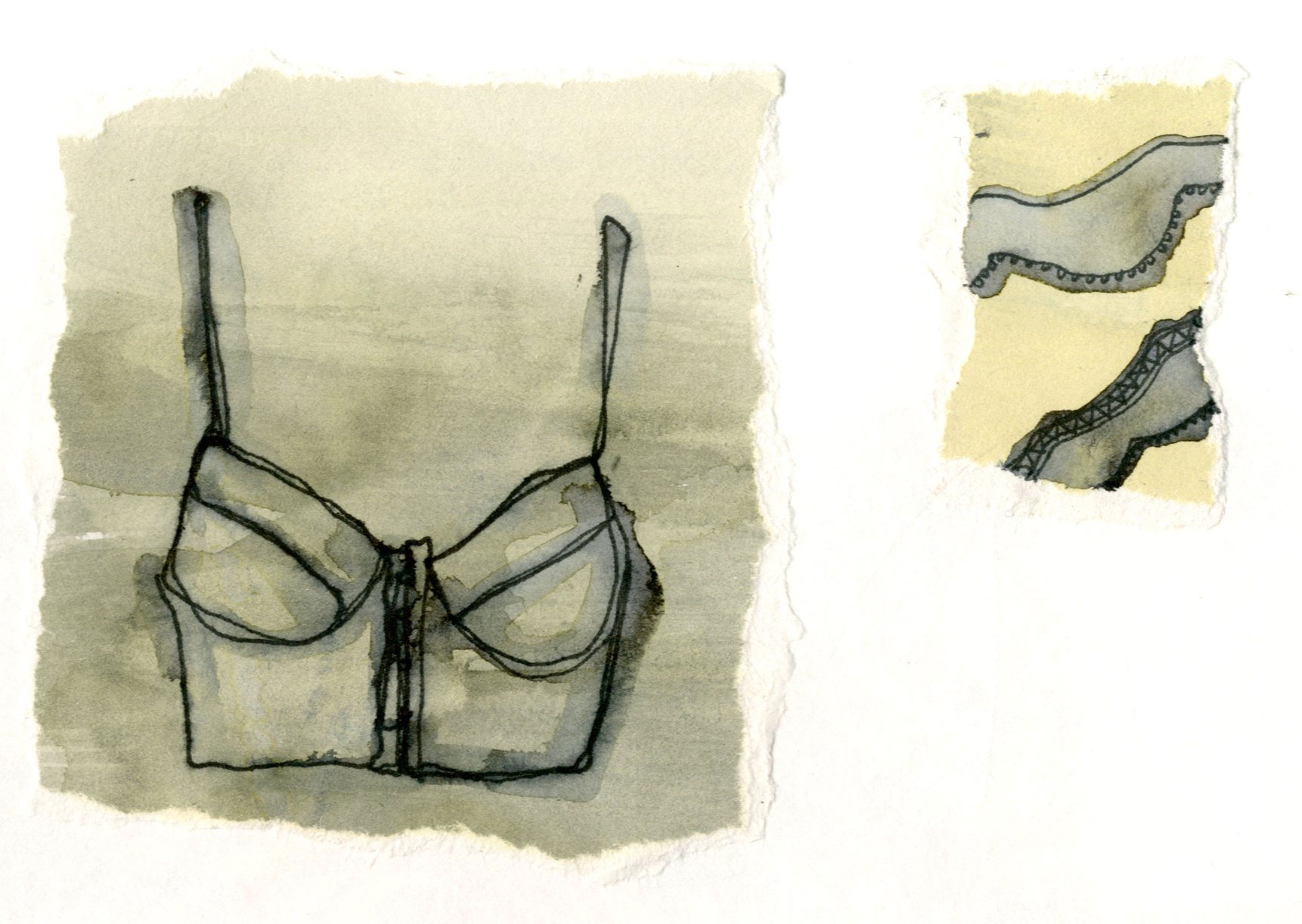 Lingerie Drawings - Jane Layton Jewellery