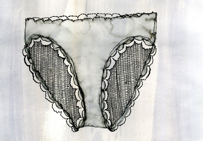 Lingerie Drawings - Jane Layton Jewellery