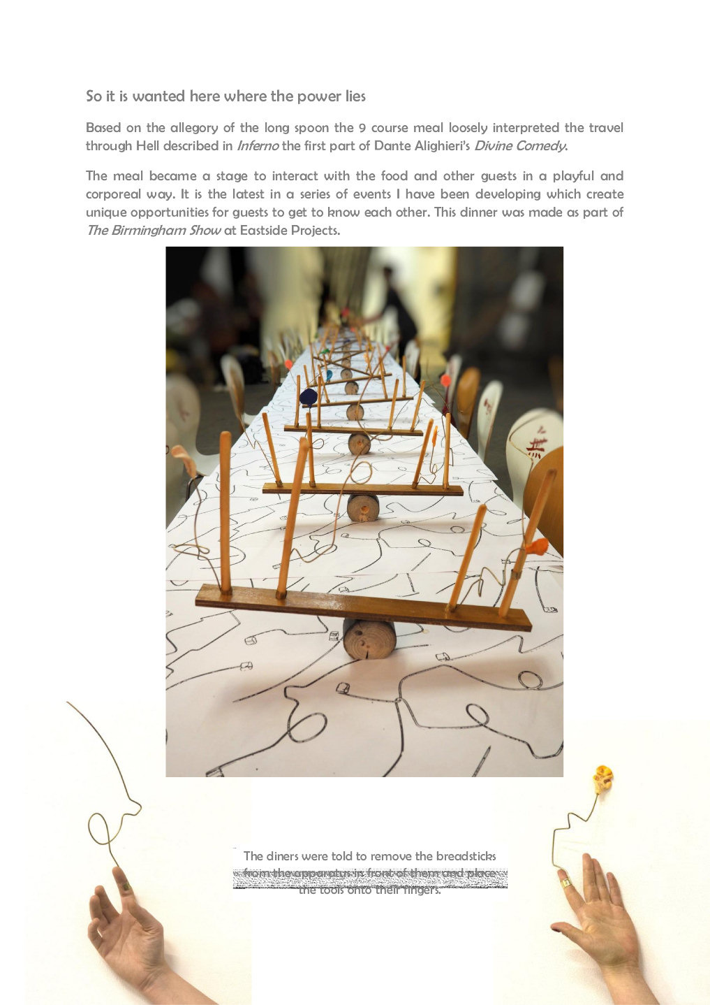 The allegory of the long spoon - Meghan Allbright