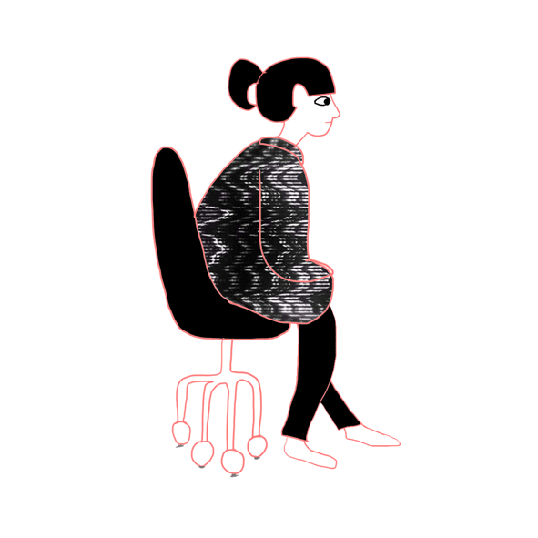 2018: Spinny chair animation - Emma Ridgway - collage, illustration and ...