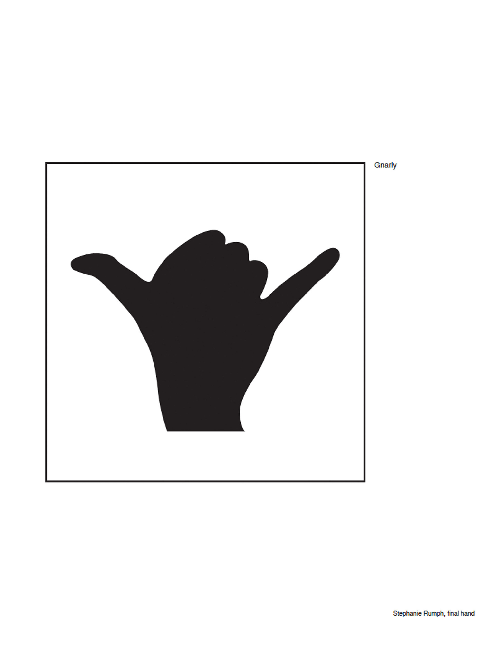 Gnarly Hand Sign