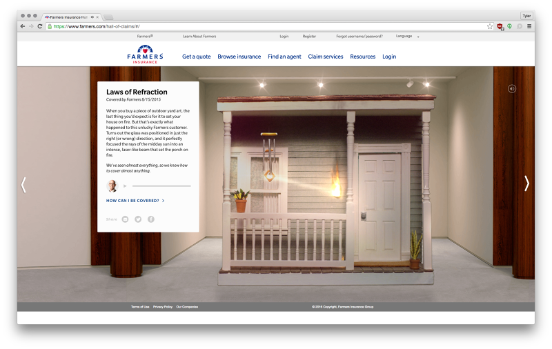 Farmers Insurance: Hall of Claims - www.mrandersen.com