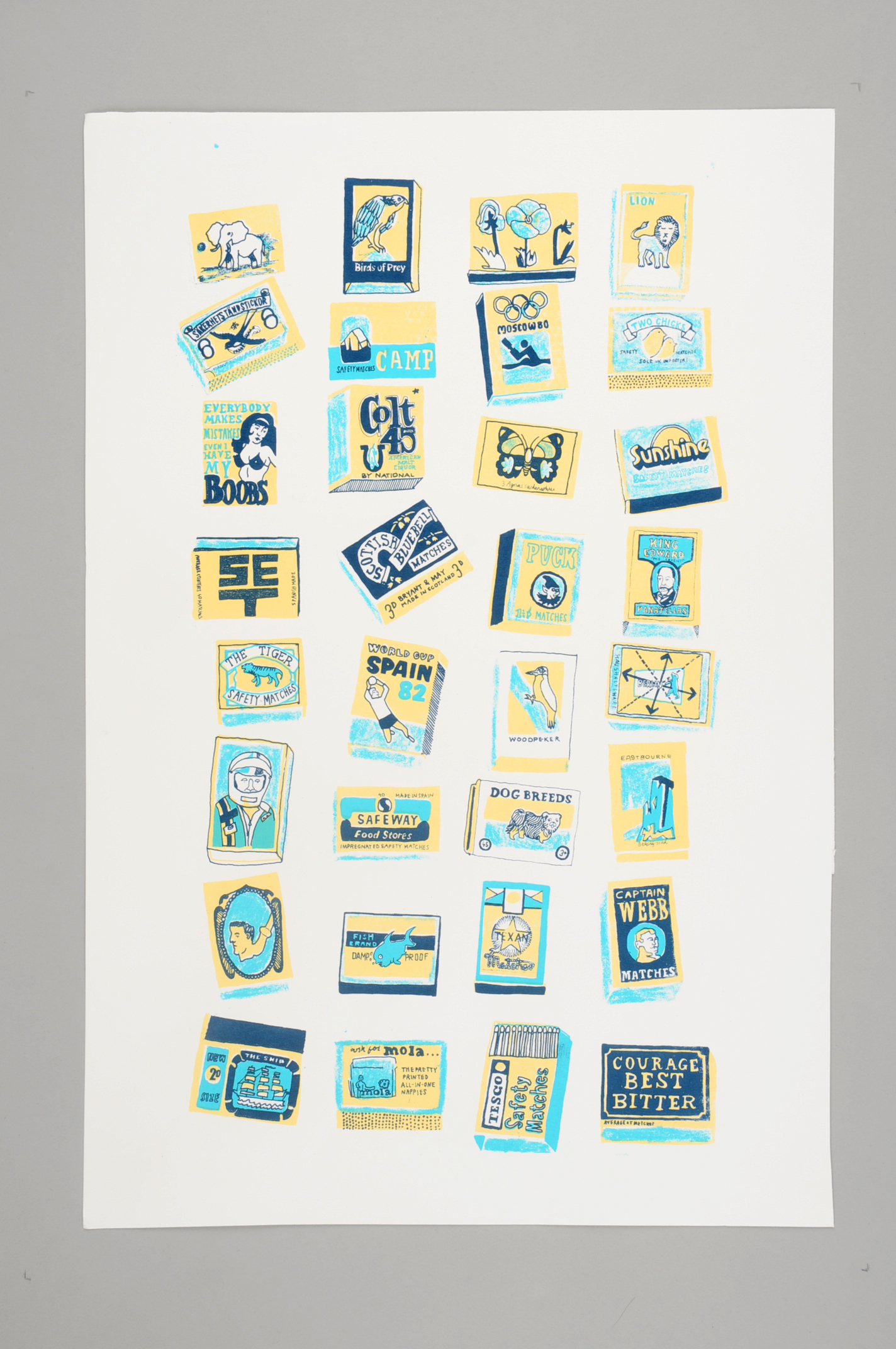 Matchbox Prints - Lydia Burgess