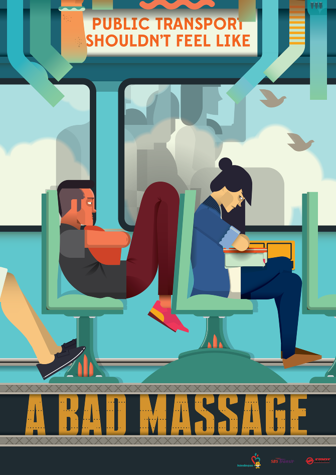 Public Transport Etiquette - Lam Yik Chun Graphic Design and Illustration