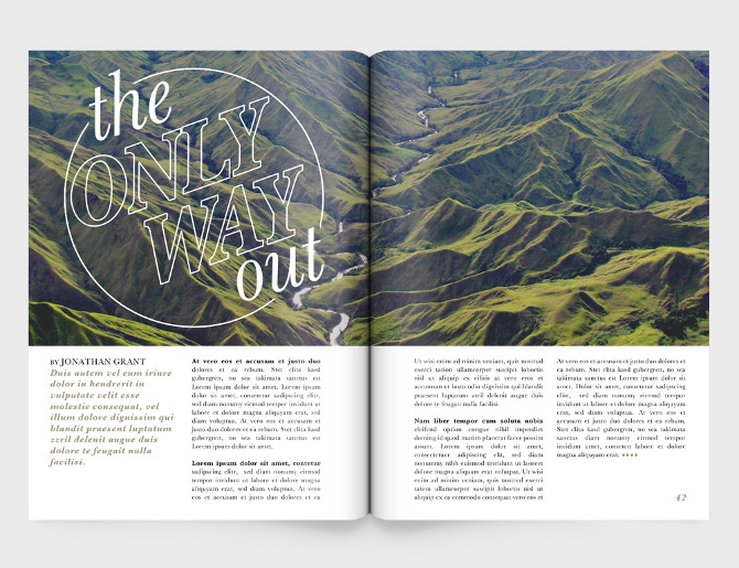 Misc. Magazine Spreads - Meredith Tschetter Design