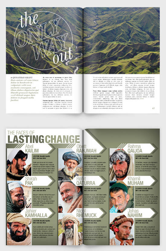 Misc. Magazine Spreads - Meredith Tschetter Design