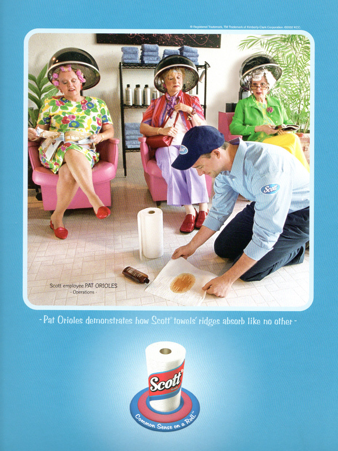 Kimberly-Clark's Scott : print campaign - Vanessa Soto Creative