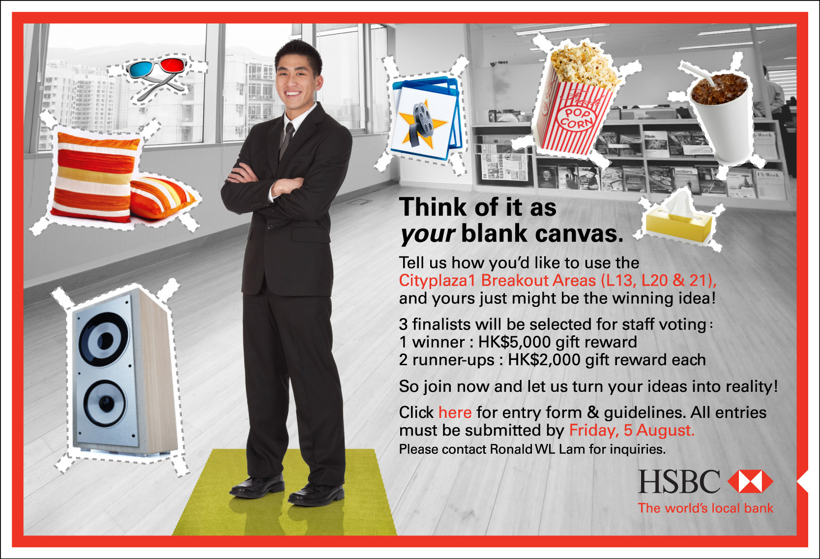 HSBC Bank 2 : internal corporate campaign (for internal staff ...
