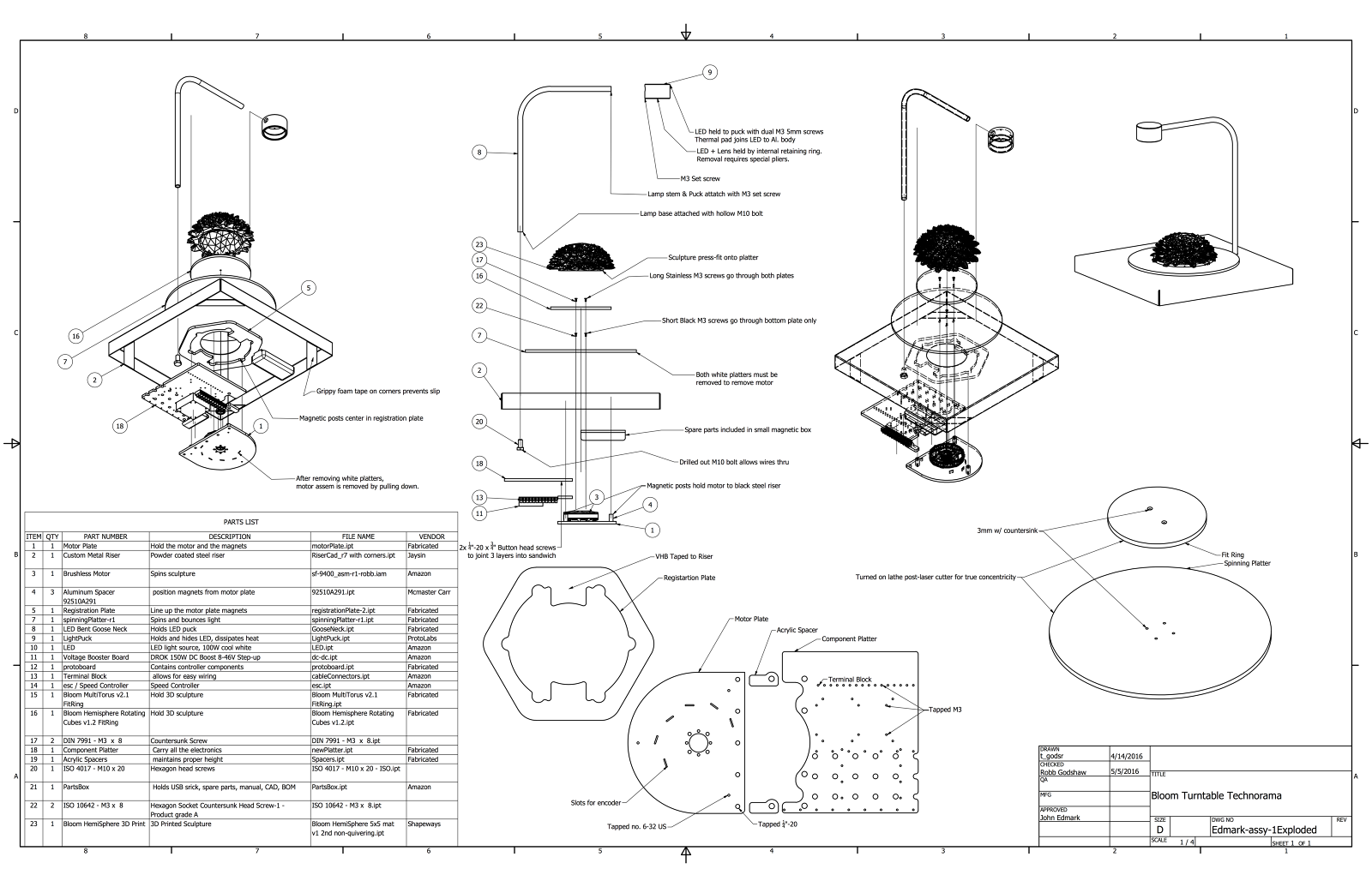 Bloom Turntable - Robb