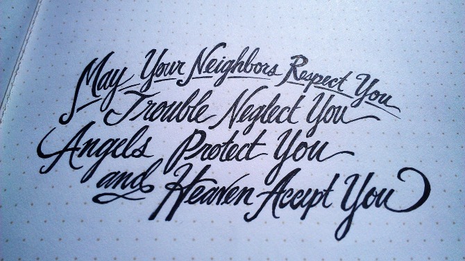 Lettering Lyrics Project - Jaclyn Le