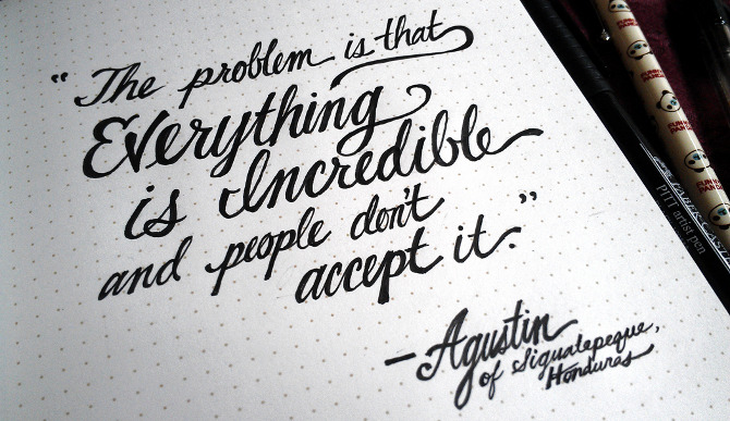Lettering Lyrics Project - Jaclyn Le