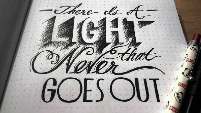 Lettering Lyrics Project - Jaclyn Le