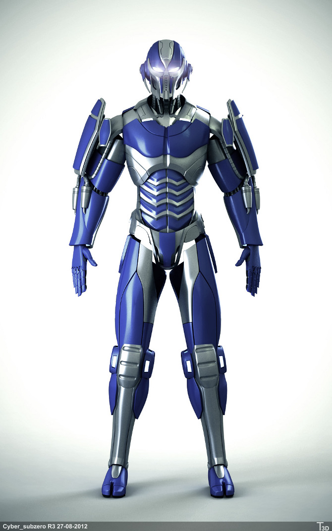 Cyborg subzero (WIP) 2011 - Tycane3d.com