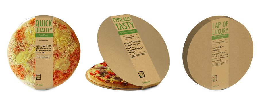 Waitrose Pizza Packaging - Work by Bruno