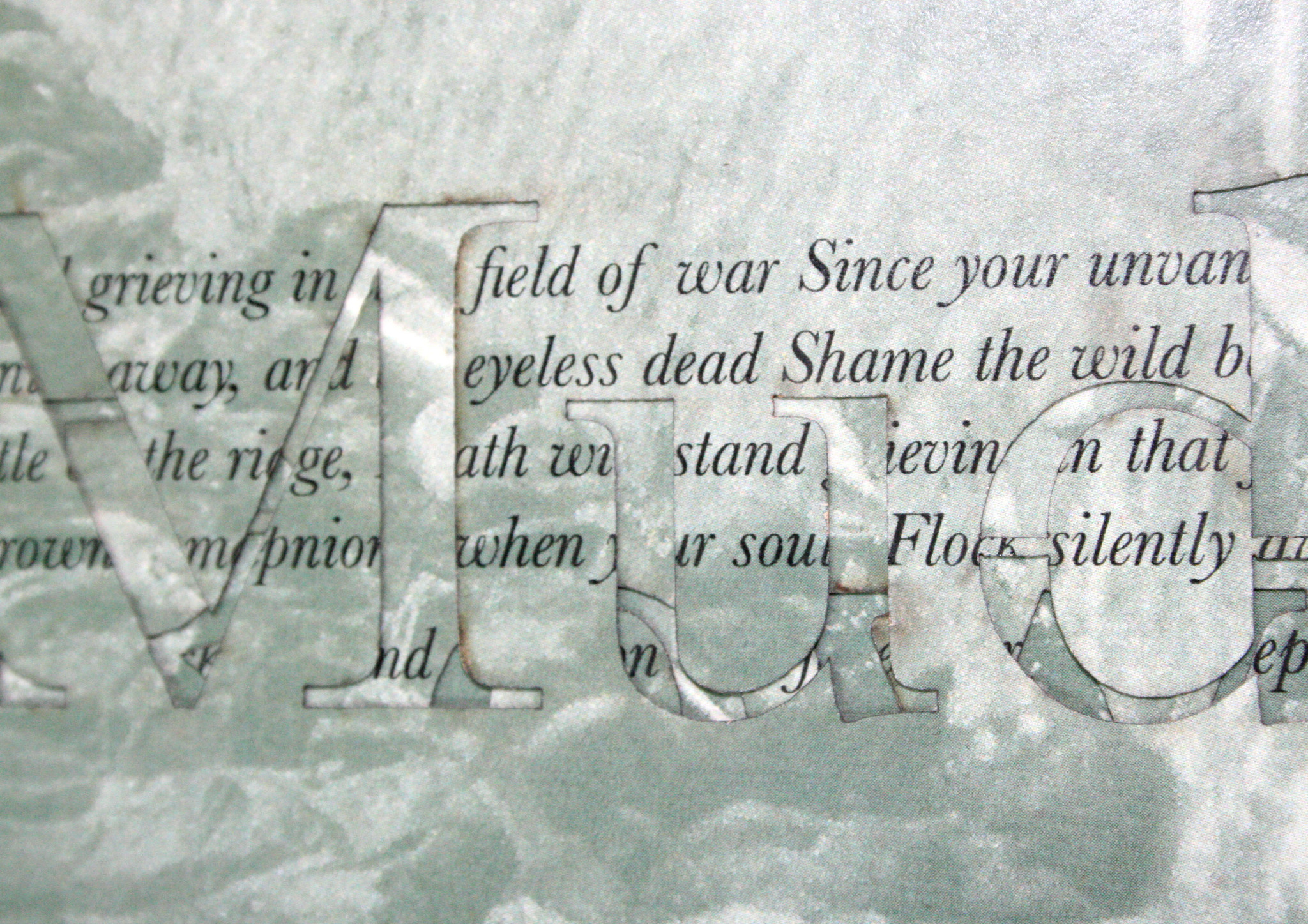 WW1 Poetry - Jenny Moorcroft