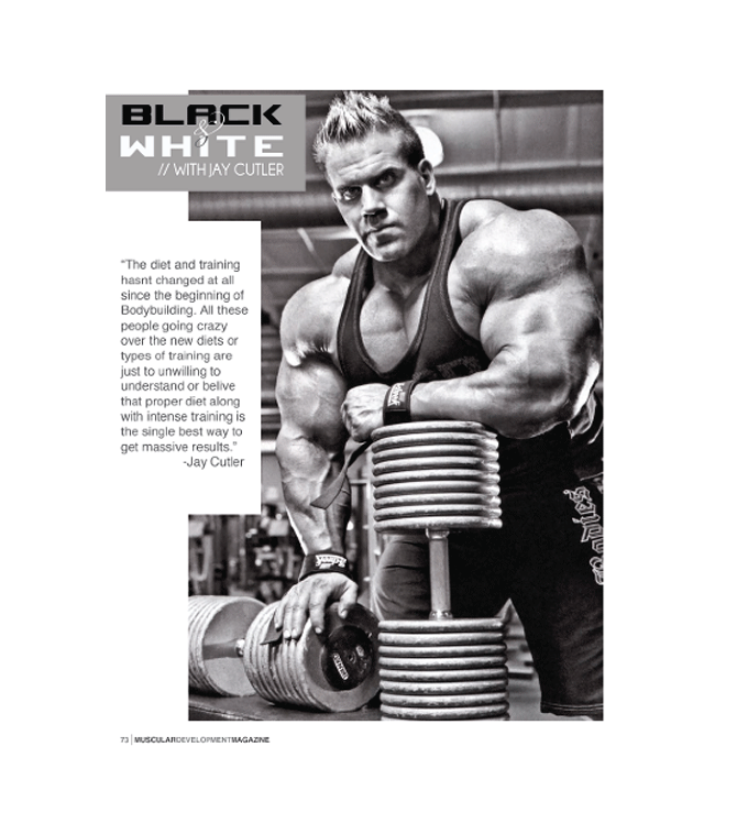 Muscular Development Magazine - Jay Cutler - Ottingermarketing.com