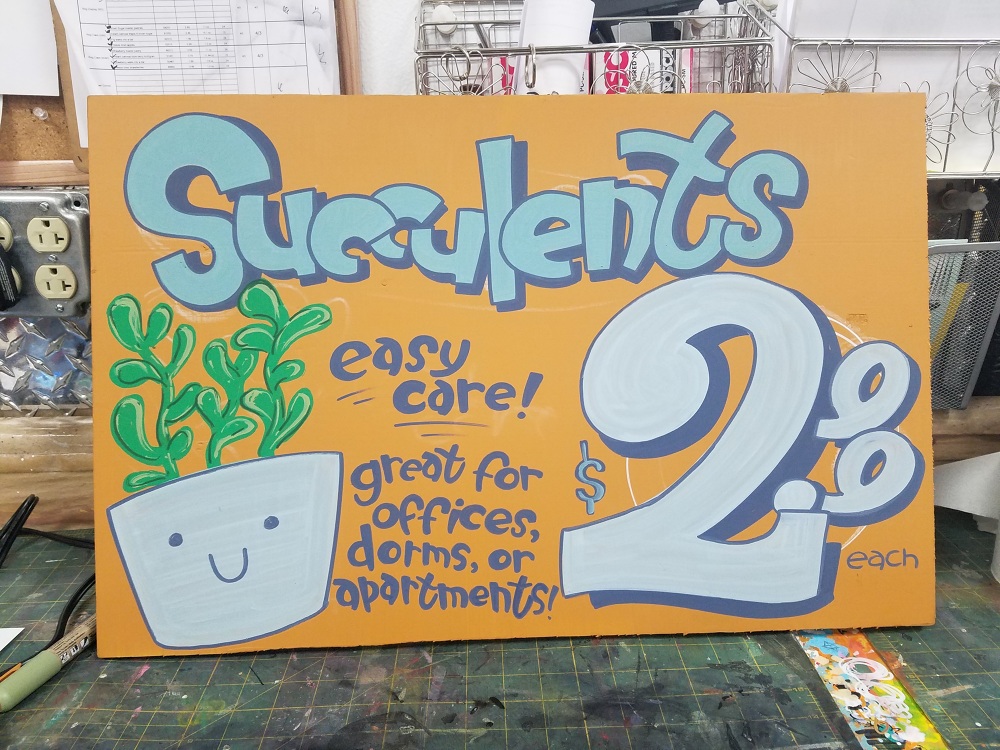 Misc. Hand-painted Lettering - The Art of Erika Hagarty