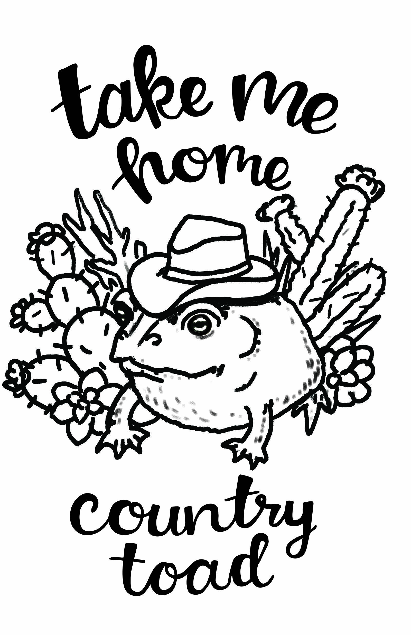 Country Toad - The Art of Erika Hagarty