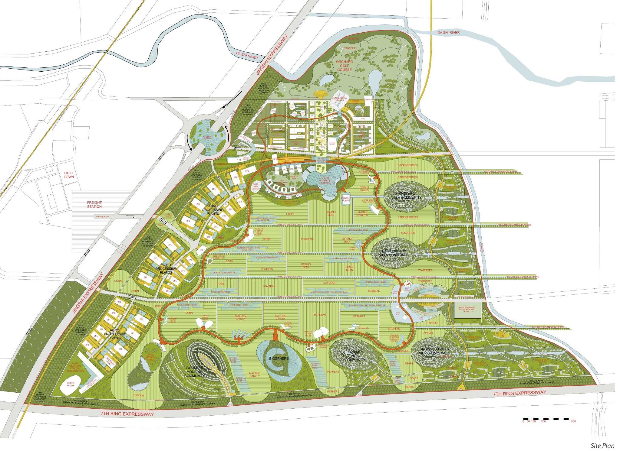 Site Plan - Eco Valley Master Plan