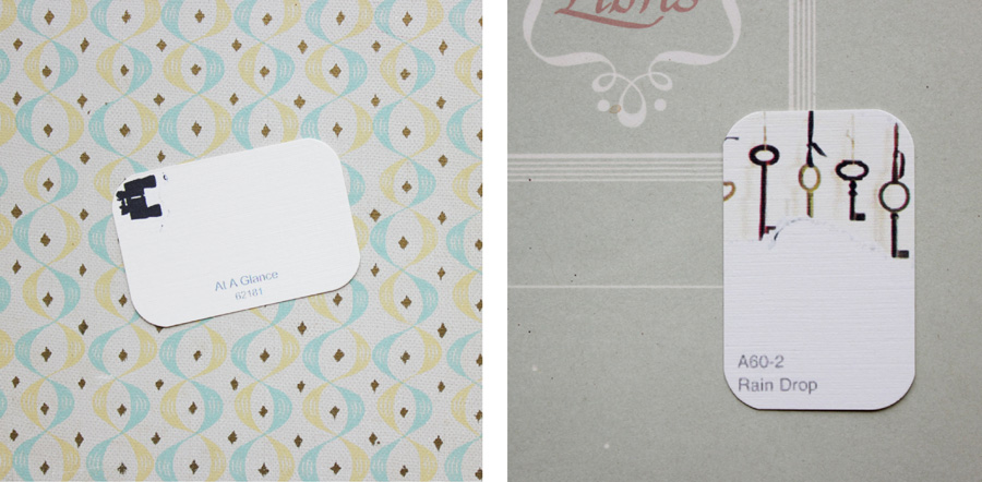 Paint Chip Collages - dot + jim