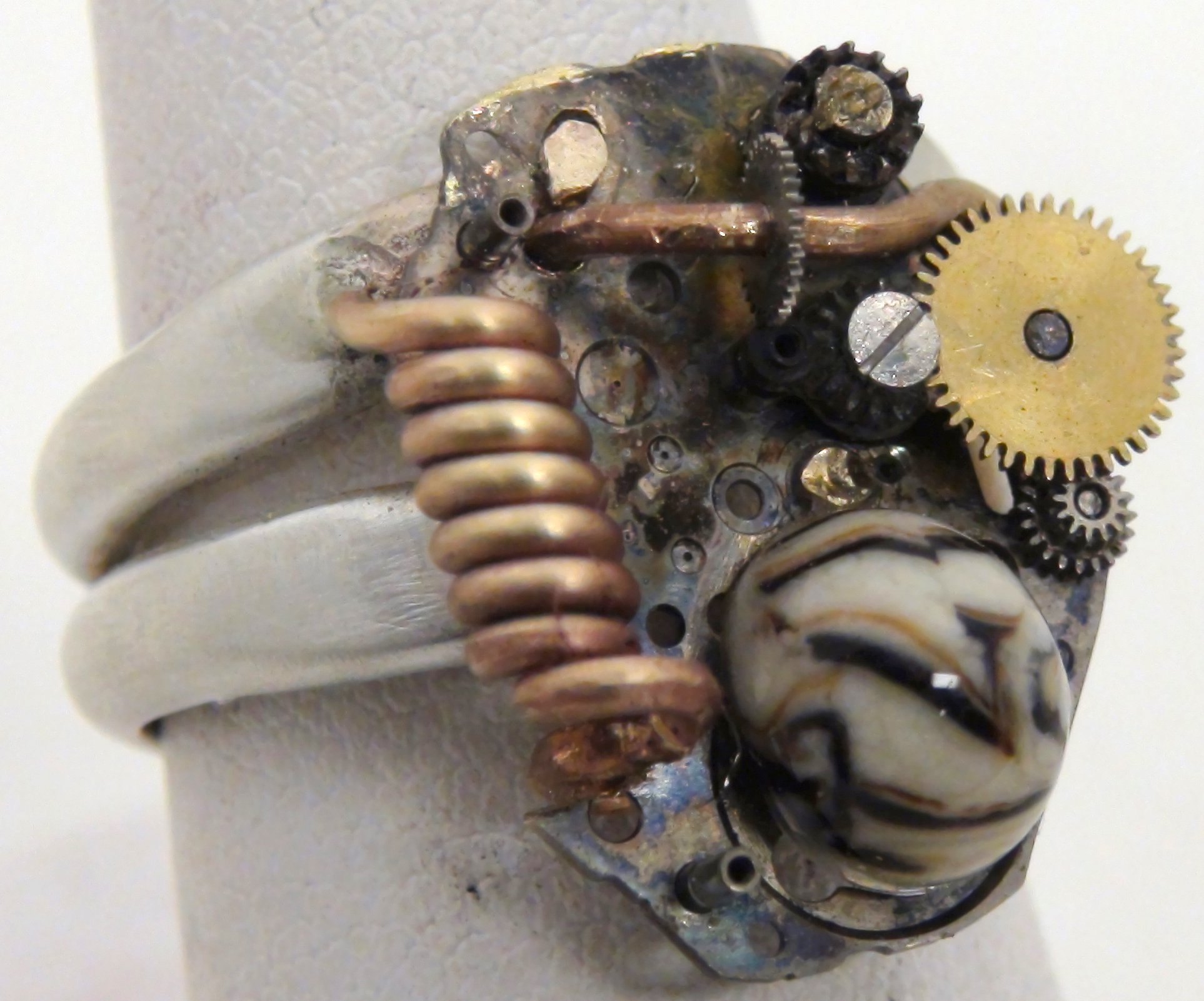 Steampunk rings - Bipolar Art & Jewelry