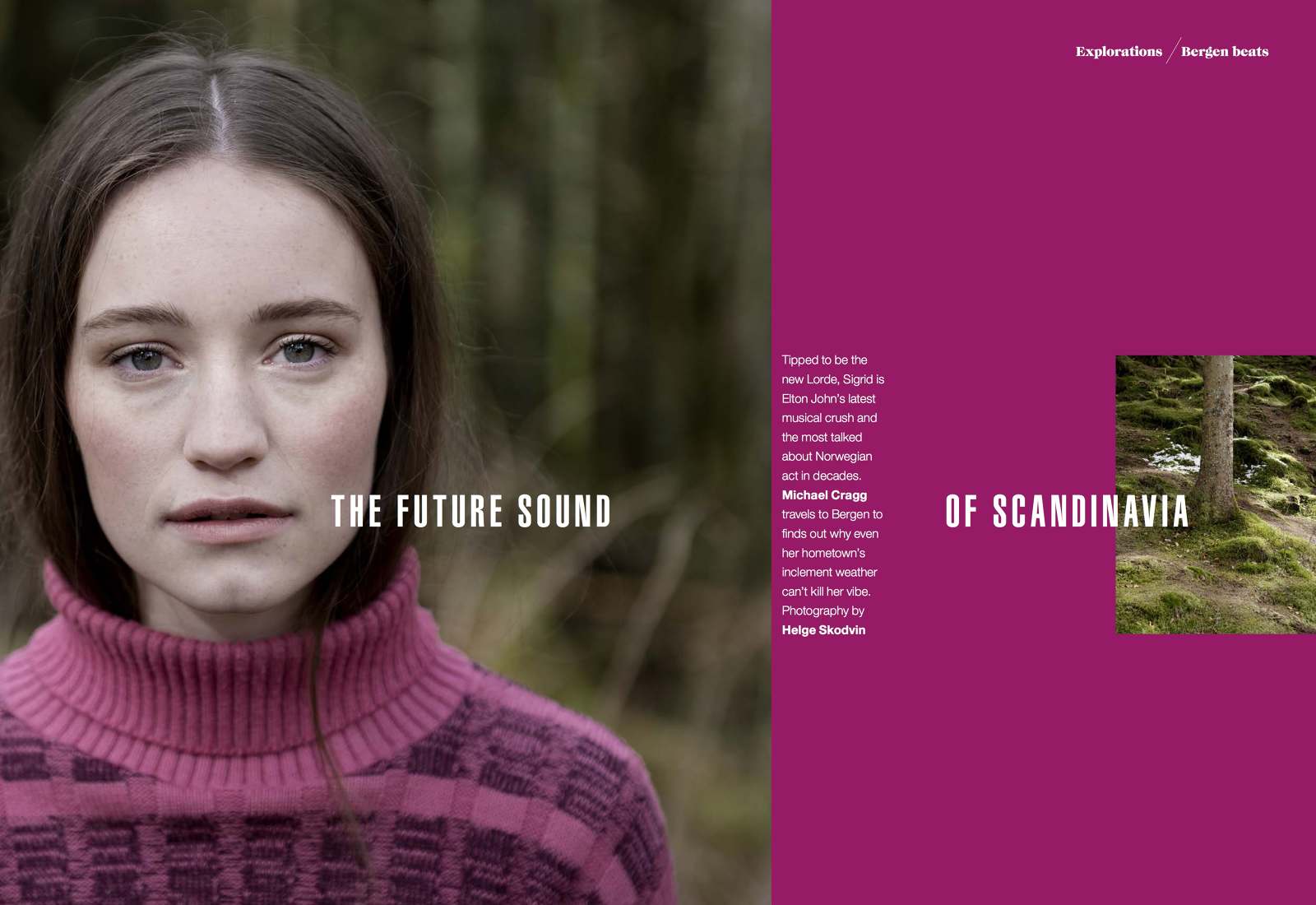 tearsheet: Helge Skodvin photographs 'Sigrid Raabe' for British Airways ...