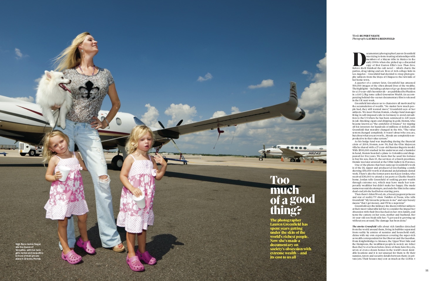 Lauren Greenfield's 'Generation Wealth' is the cover story of The ...