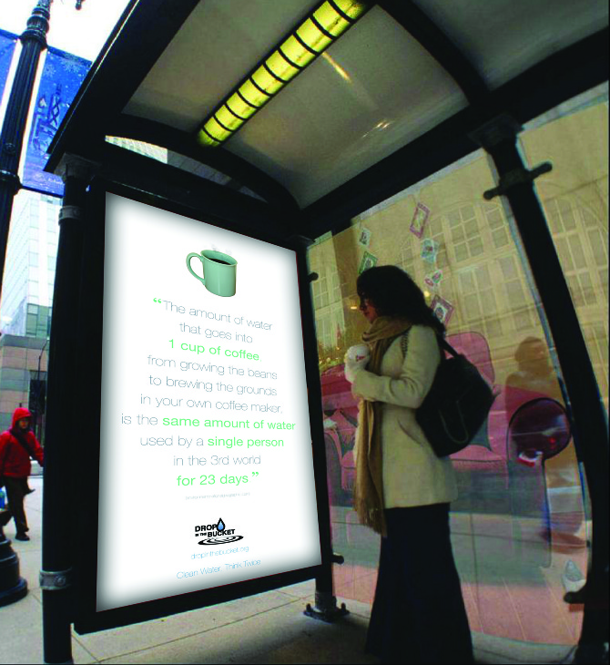 Drop in the Bucket Ad Campaign - Sarah's Portfolio