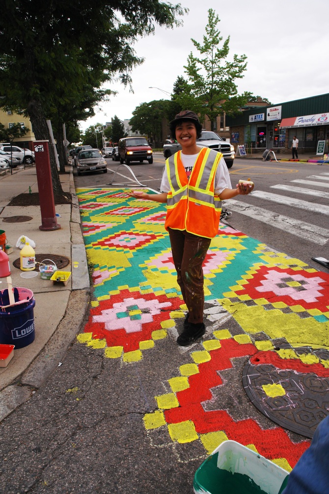 Katheil (Painting of a Sedge Mat) - Dana Heng