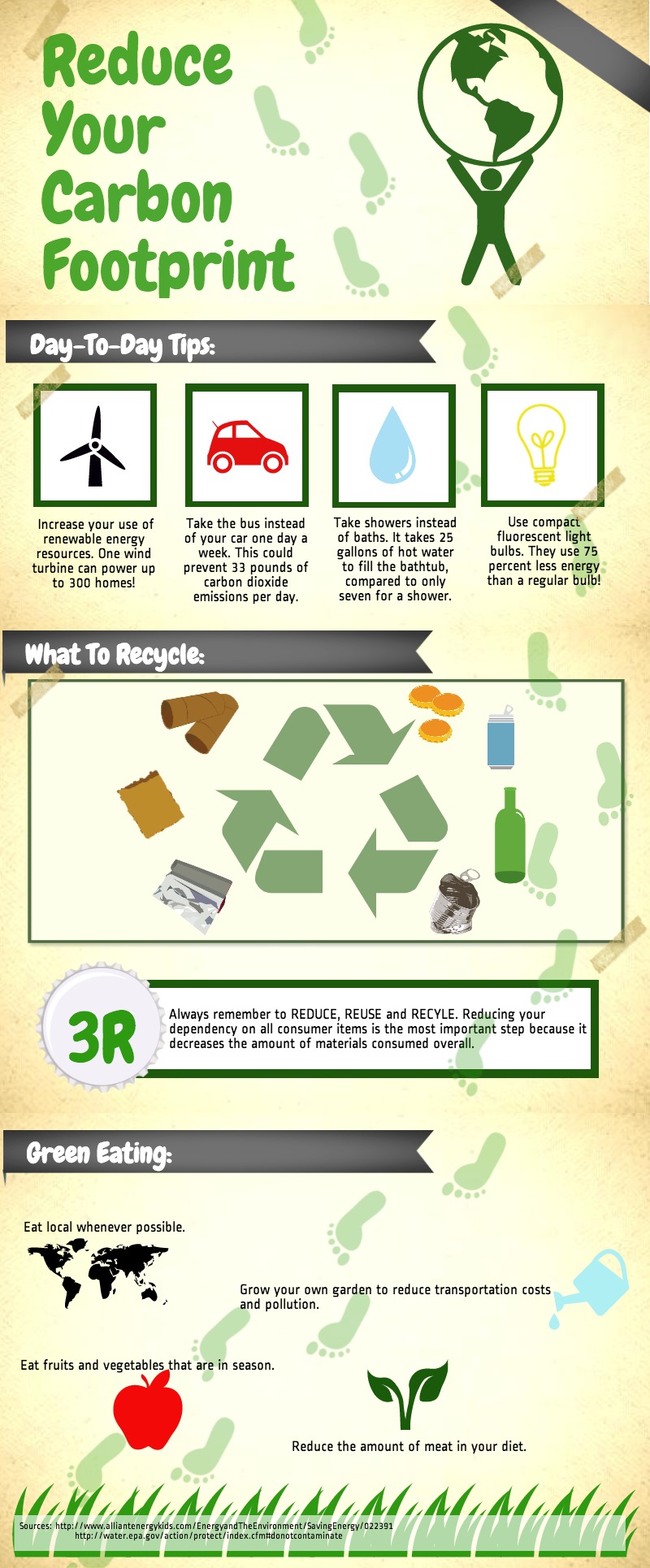 Persuasive Infographic: Carbon Footprint - Megan H. Russell