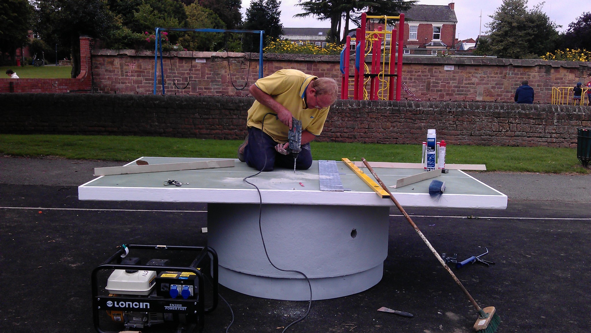 Concrete Table Tennis Table - Adam Wright