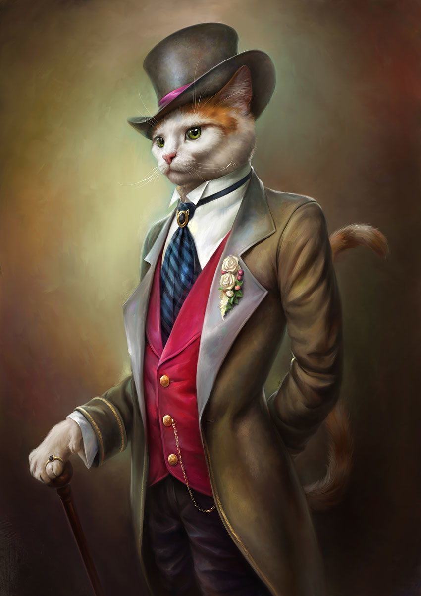 Oscar, The GentleCat - The Art of Eldar Zakirov