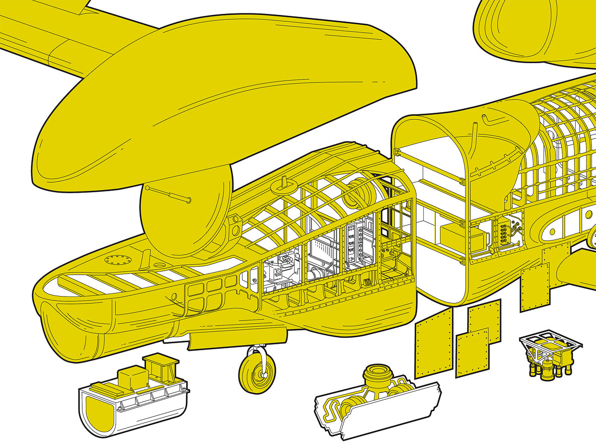 Global Hawk exploding scheme - The Art of Eldar Zakirov