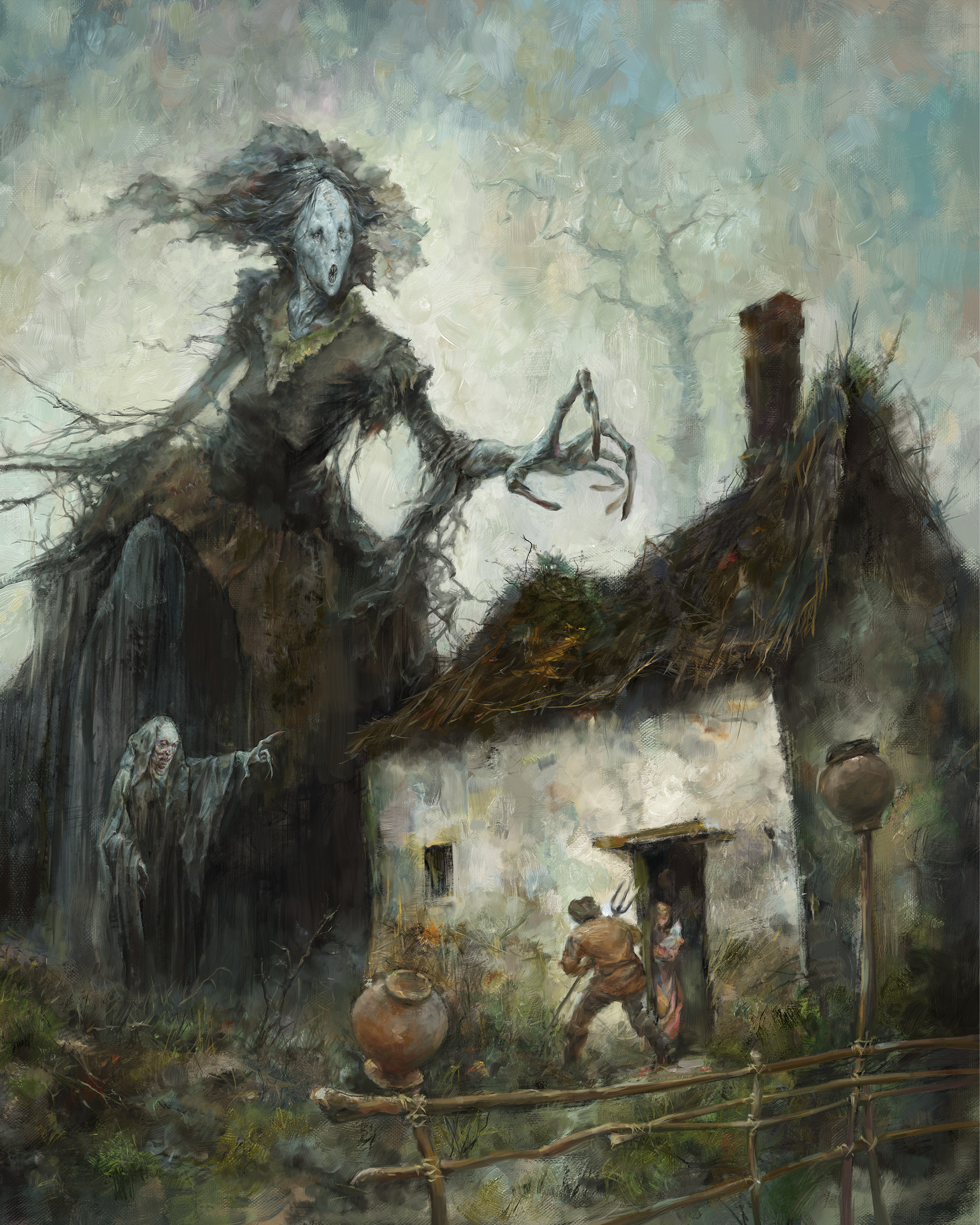 Black Annis Exploring The Witch The Art Of Eldar Zakirov