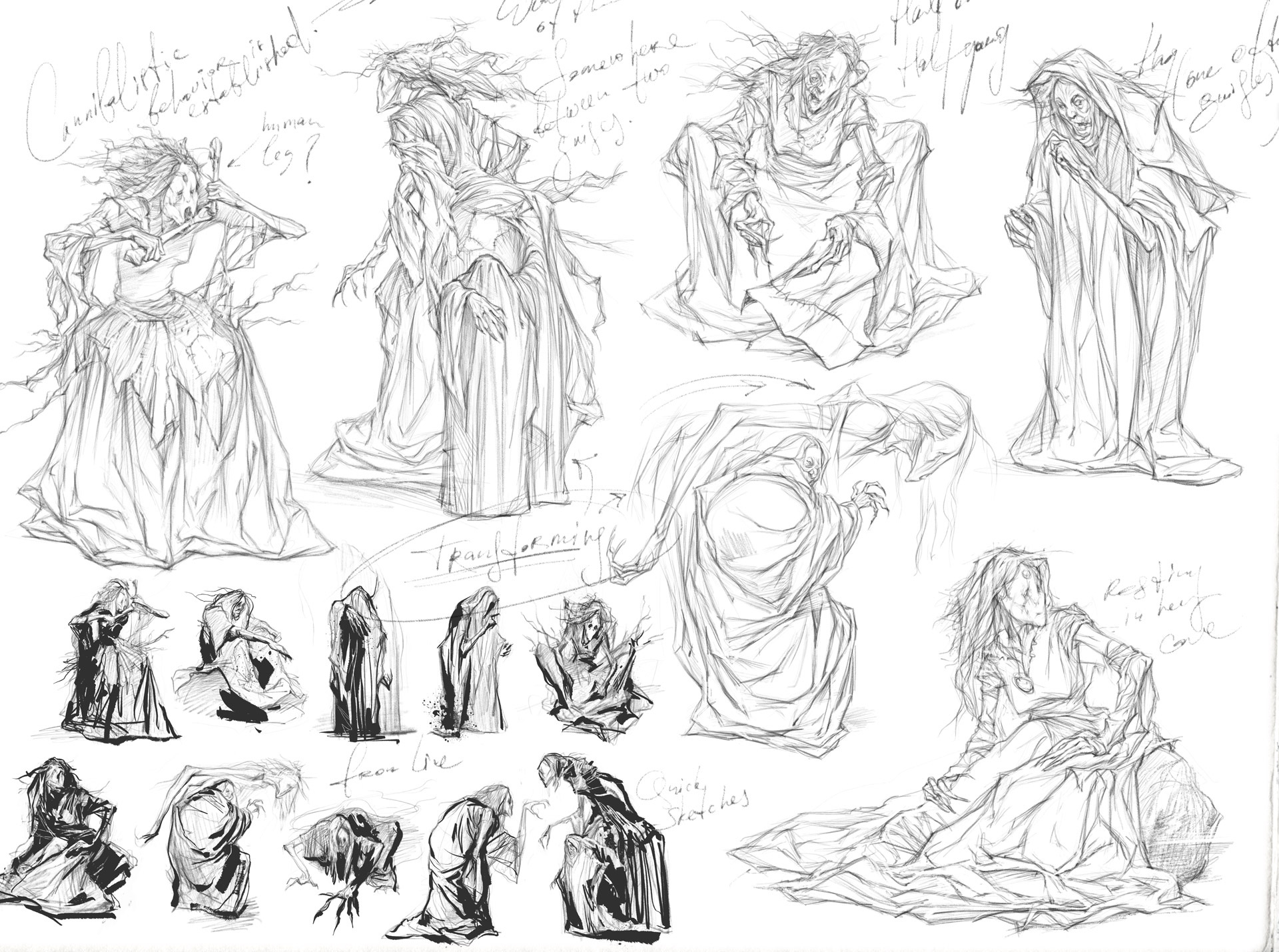 Black Annis. Exploring the witch - The Art of Eldar Zakirov