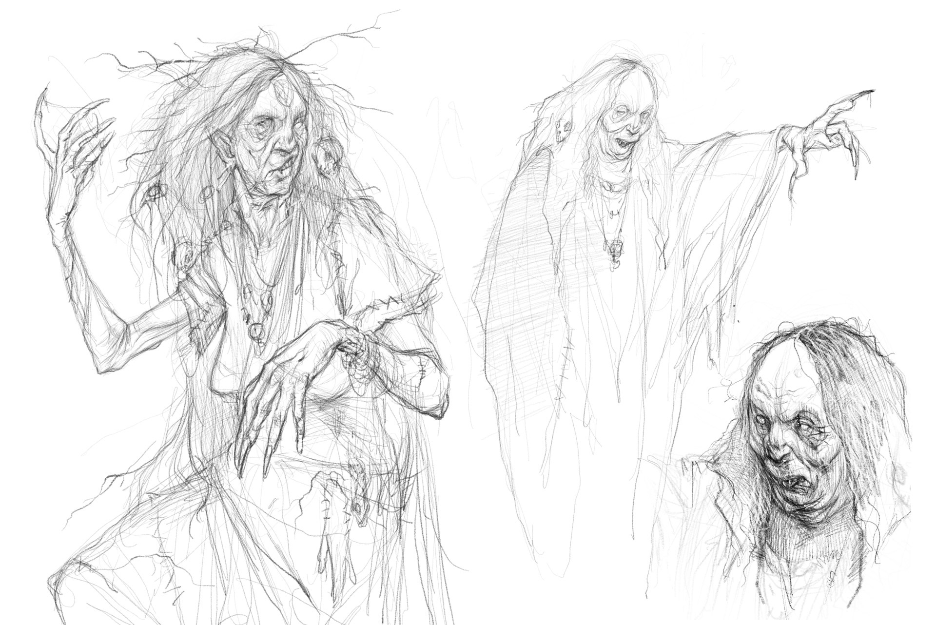 Black Annis Exploring The Witch The Art Of Eldar Zakirov