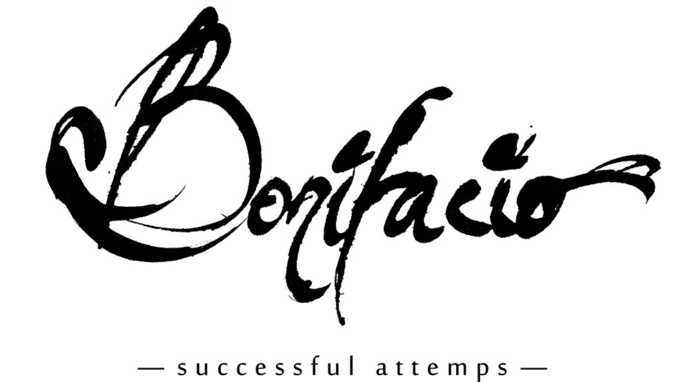 Bonifacio branding and calligraphy - The Art of Eldar Zakirov