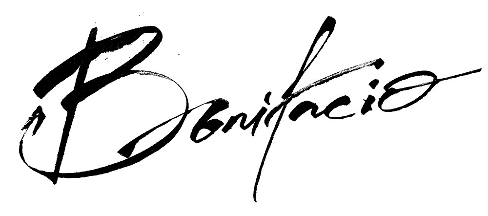 Bonifacio branding and calligraphy - The Art of Eldar Zakirov