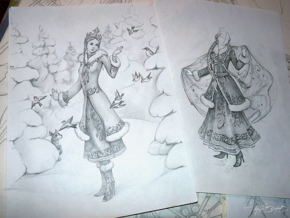 Snow Maiden - The Art of Eldar Zakirov