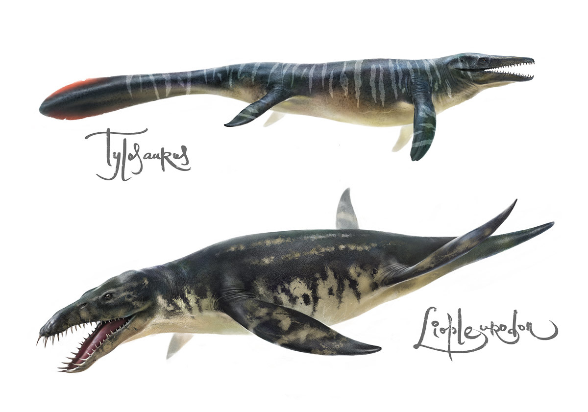 Mesozoic Marine Beasts - The Art of Eldar Zakirov