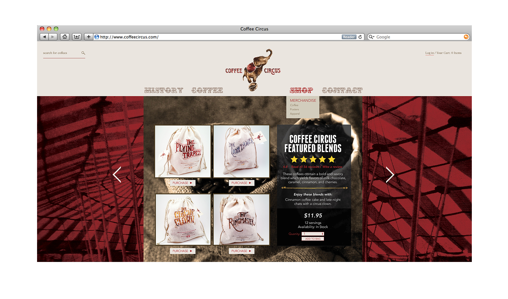 COFFEE CIRCUS - Amanda Crumley