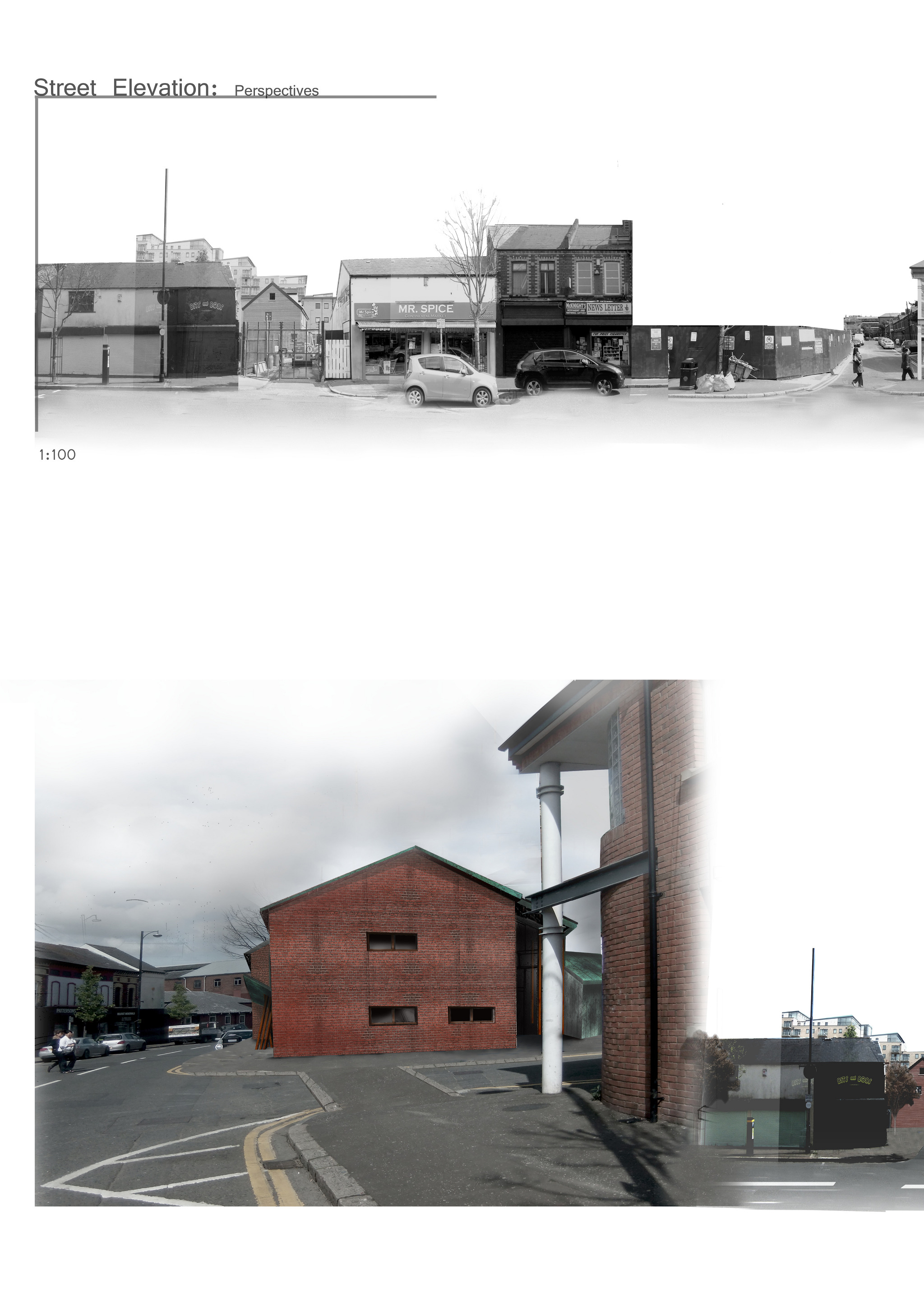 Primary School 3rd Year Final Civic Project - Architectural Graphics