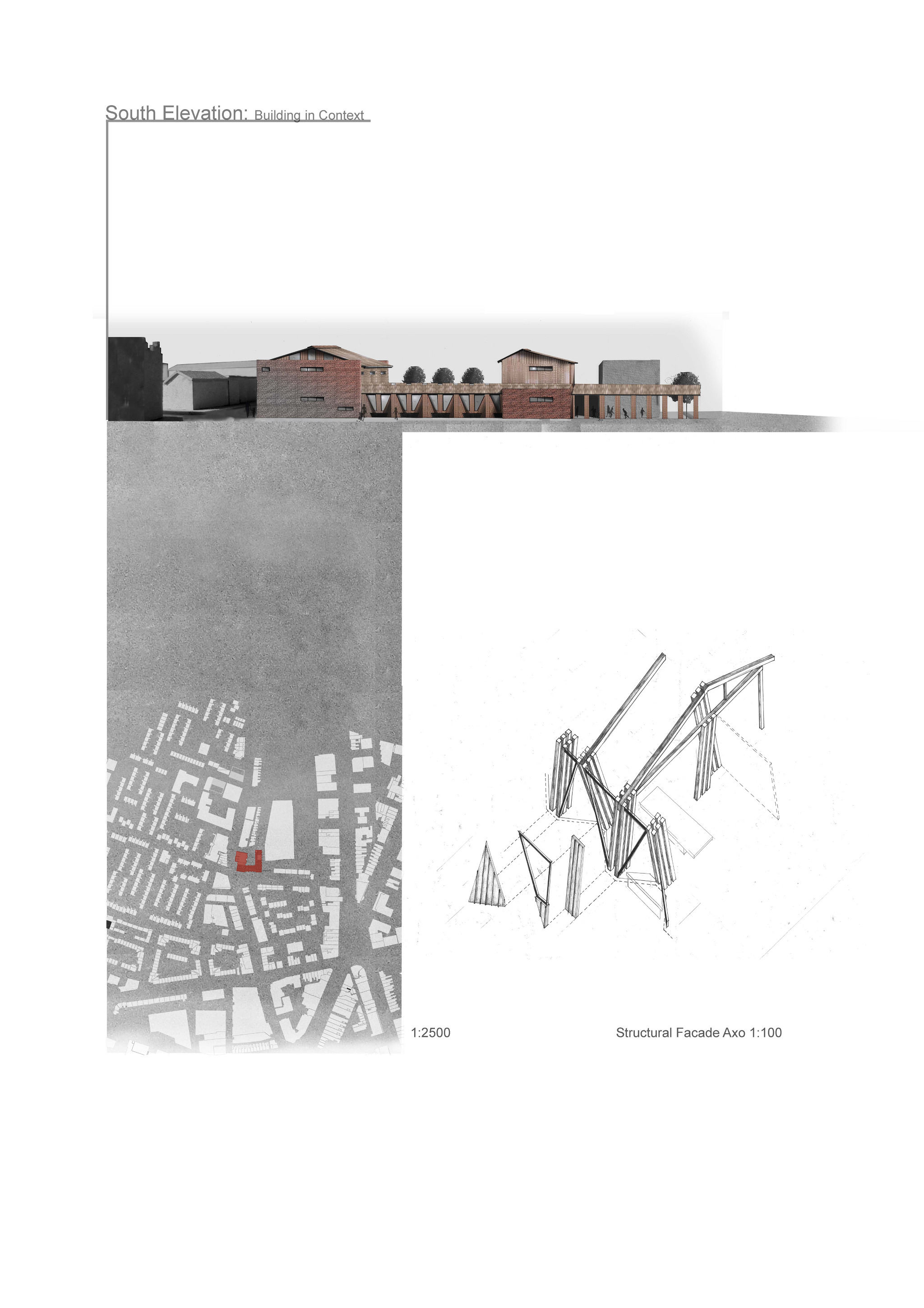 Primary School 3rd Year Final Civic Project - Architectural Graphics