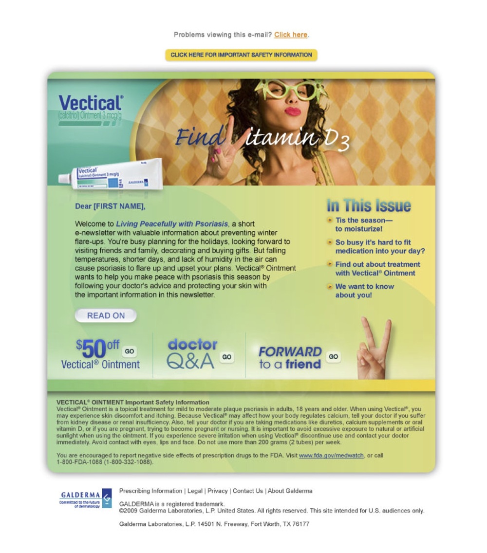 Vectical Website & Enewsletter - BlytheAlpern